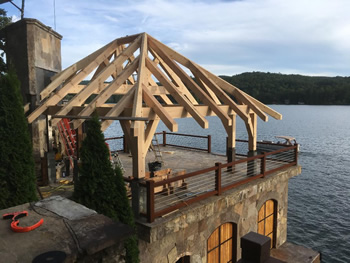 Timber Frame Boathouses and Pavilions